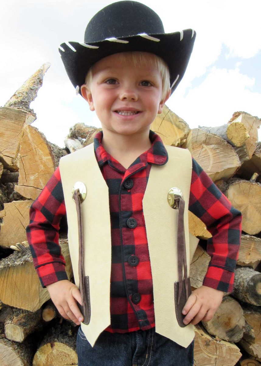 Children's Cowhide Vest | Fine Sheepskin OuterwearThe Sheepherder