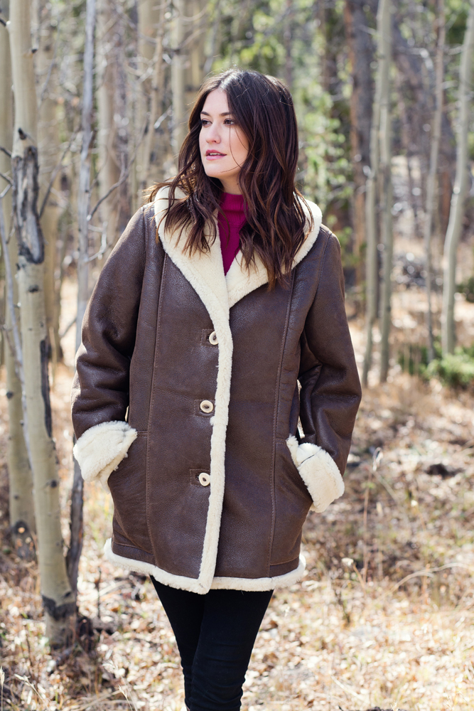 Ladies Shearling Coat | Handmade Sheepskin JacketThe Sheepherder