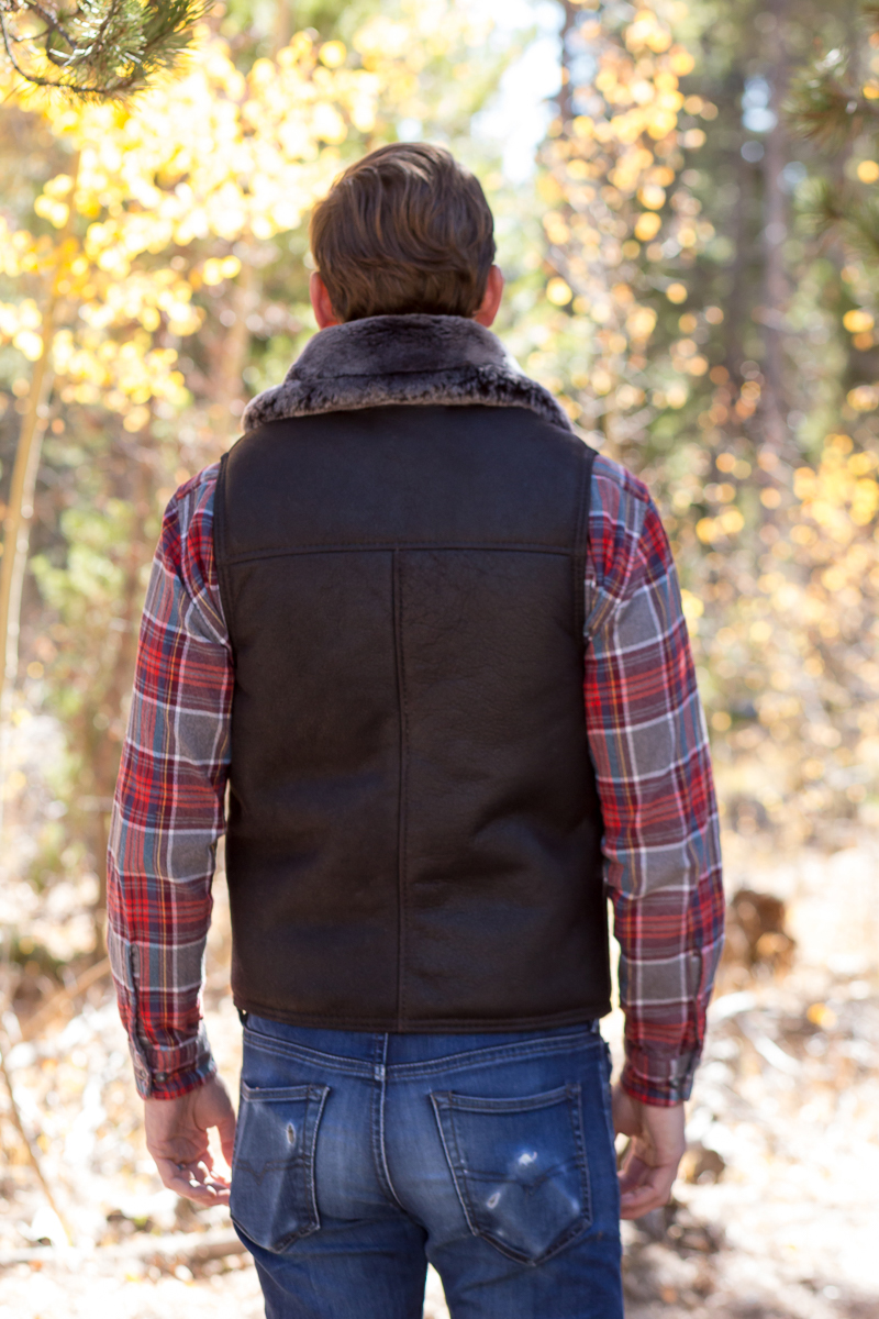 Sheepskin Vest for Men | Handmade Shearling OuterwearThe Sheepherder