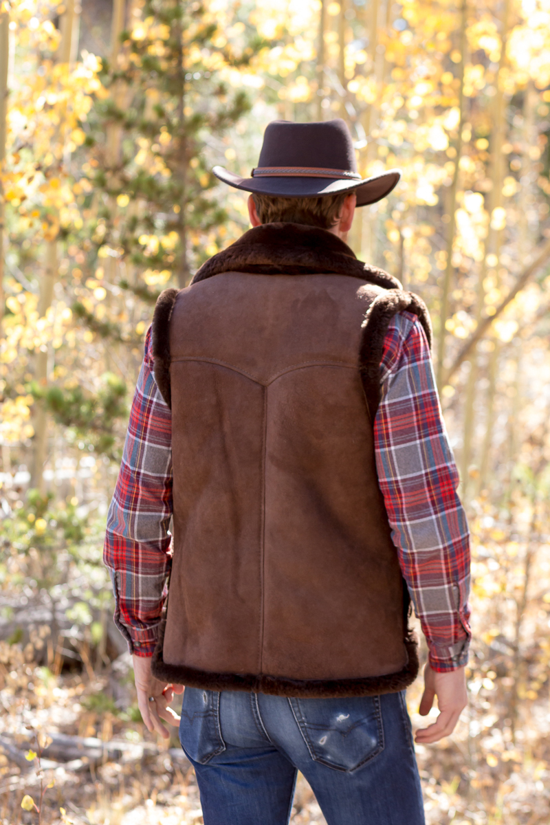 Men's Sheepskin Vest | Fine Shearling GarmentsThe Sheepherder