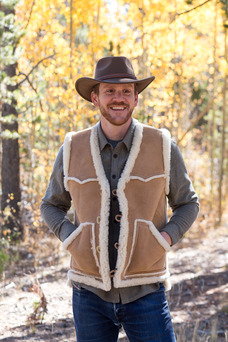 Sheepskin Vest for Men | Handmade Shearling OuterwearThe Sheepherder