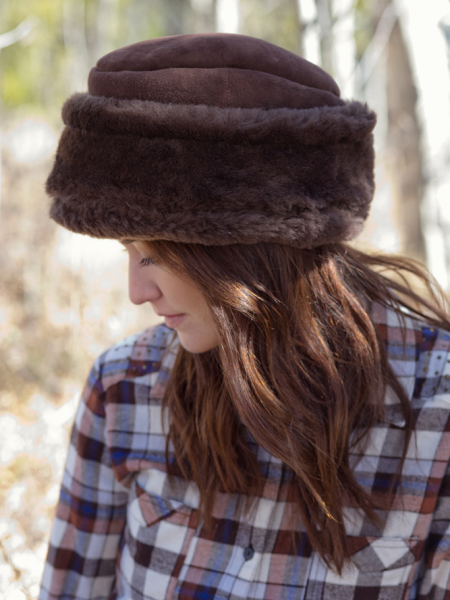 Ladies Sheepskin Hats | Custom Shearling Headwear