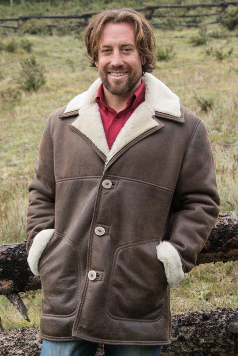 Sheepskin Coat For Men Fine Shearling Apparelthe Sheepherder